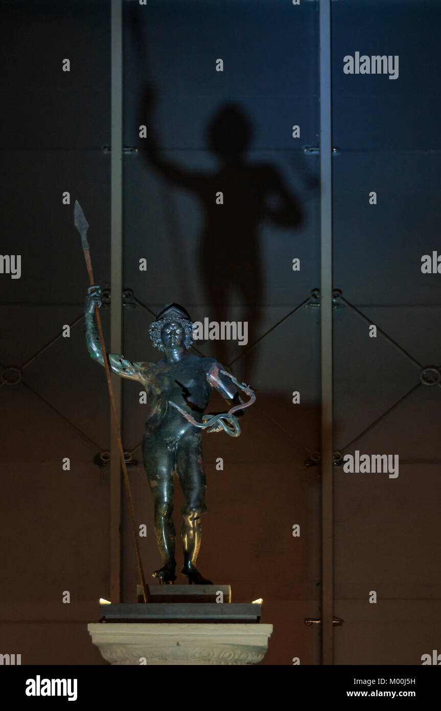 Statue of Mars in The Gaziantep Zeugma Mosaic Museum,Southeastern ...