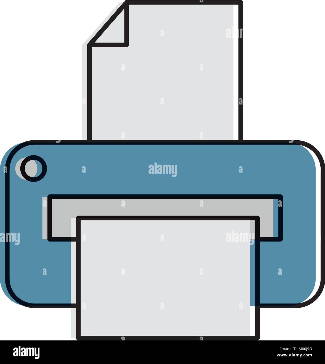 printer hardware isolated icon Stock Vector Image & Art - Alamy