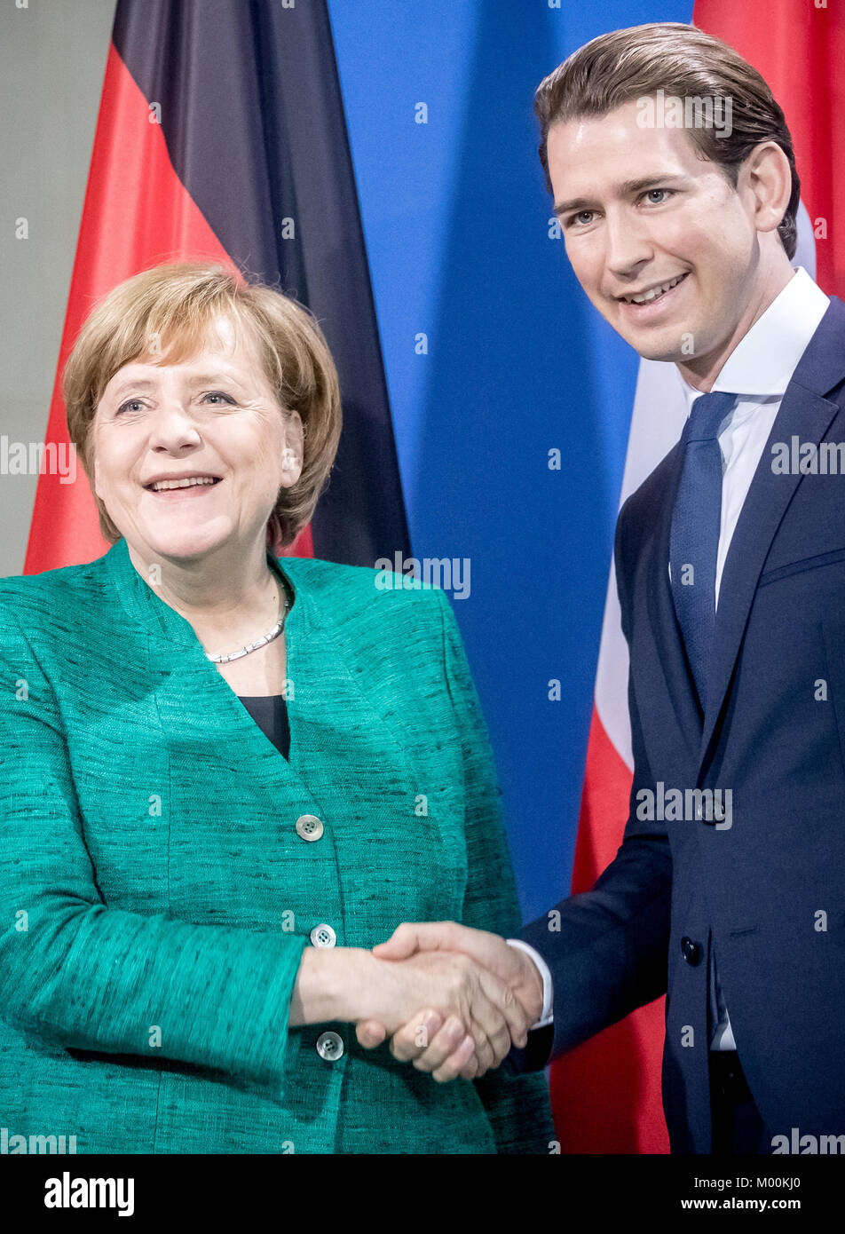 Berlin, Germany. 17th Jan, 2018. German Chancellor Angela Merkel (CDU ...
