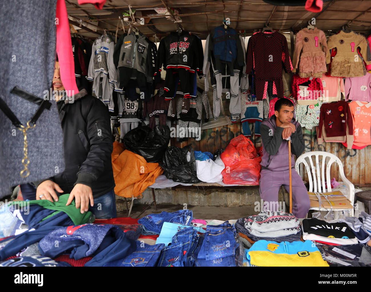 Al-Nusirat, Gaza Strip, Palestinian Territory. 17th Jan, 2018. A ...