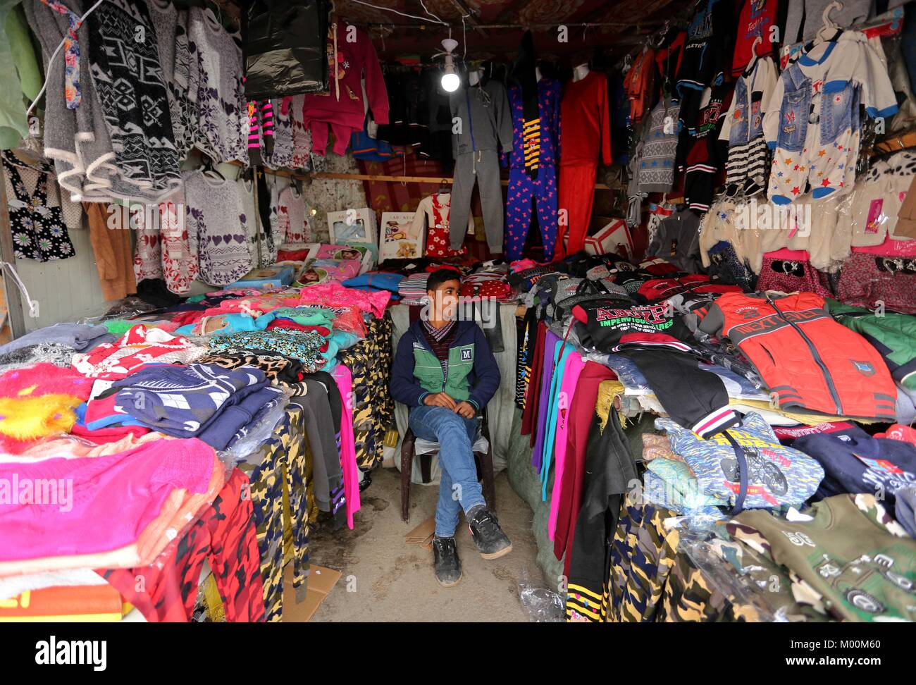Al-Nusirat, Gaza Strip, Palestinian Territory. 17th Jan, 2018. A ...