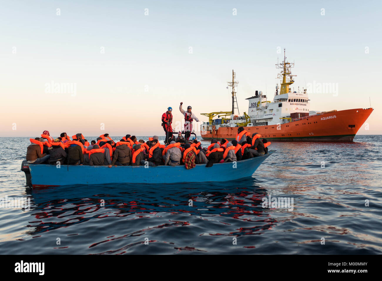 SOS Mediterranee; Medecins sans frontieres; Search and Rescue Mission ...