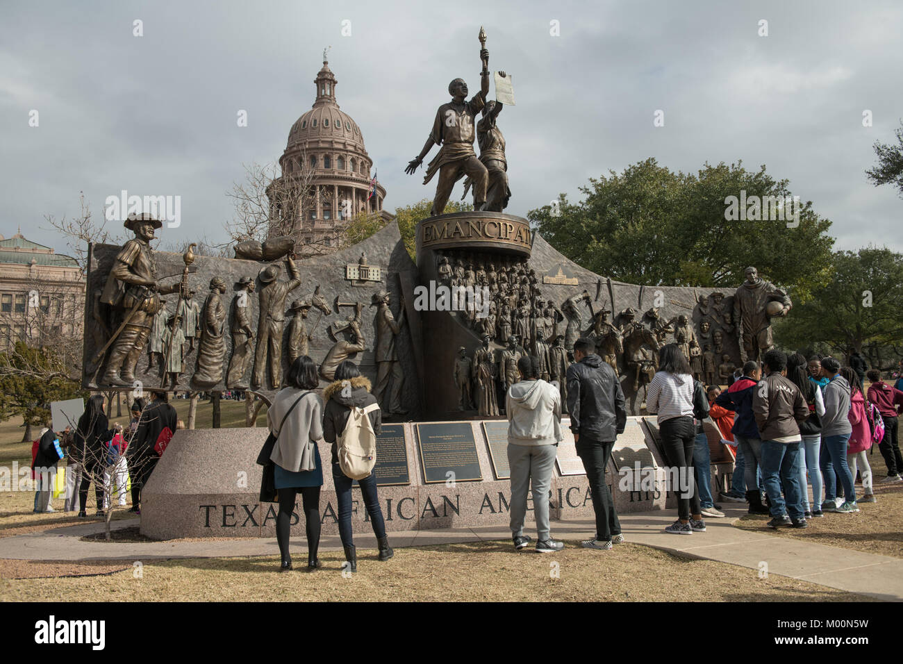 Austin, Texas, USA. January 15, 2018 - Attendees of the Martin Luther ...