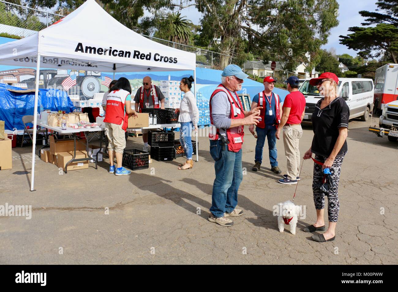 American red cross disaster relief hi-res stock photography and images ...
