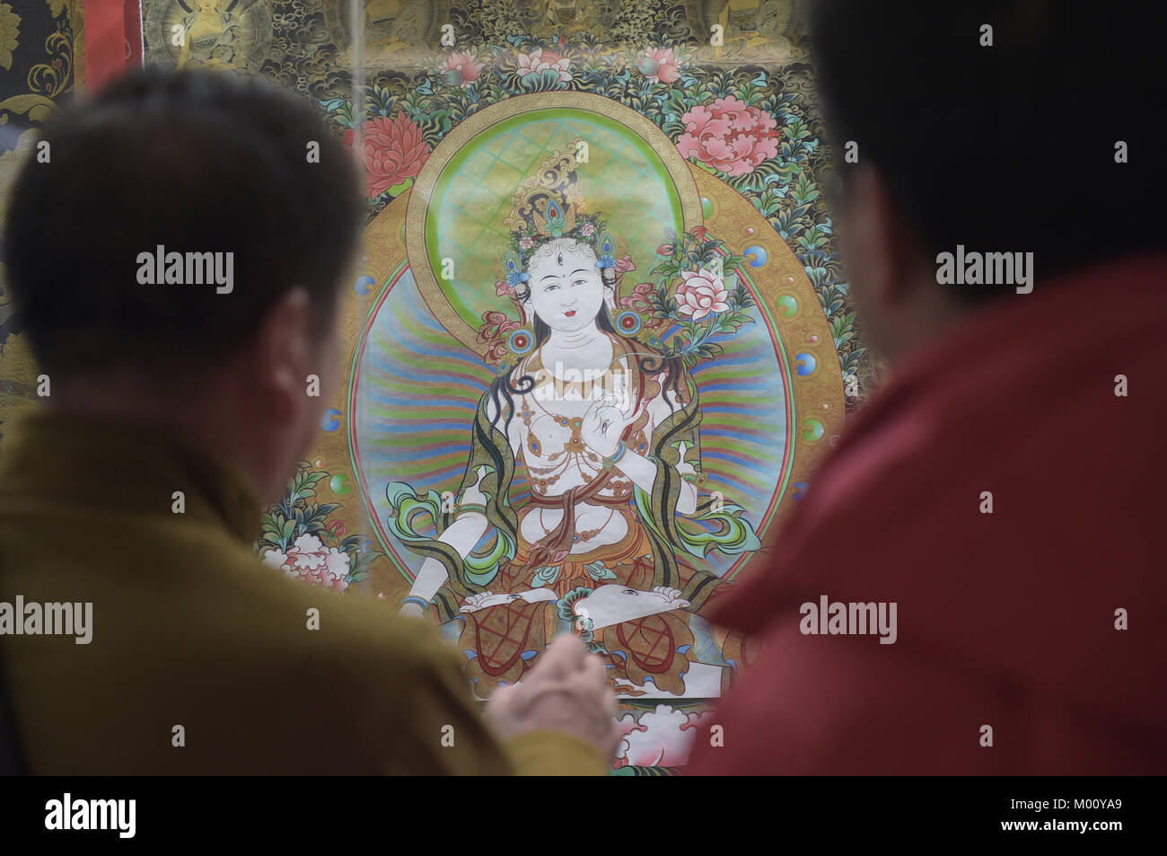 Beijing, National Art Museum of China in Beijing. 17th Jan, 2018 ...