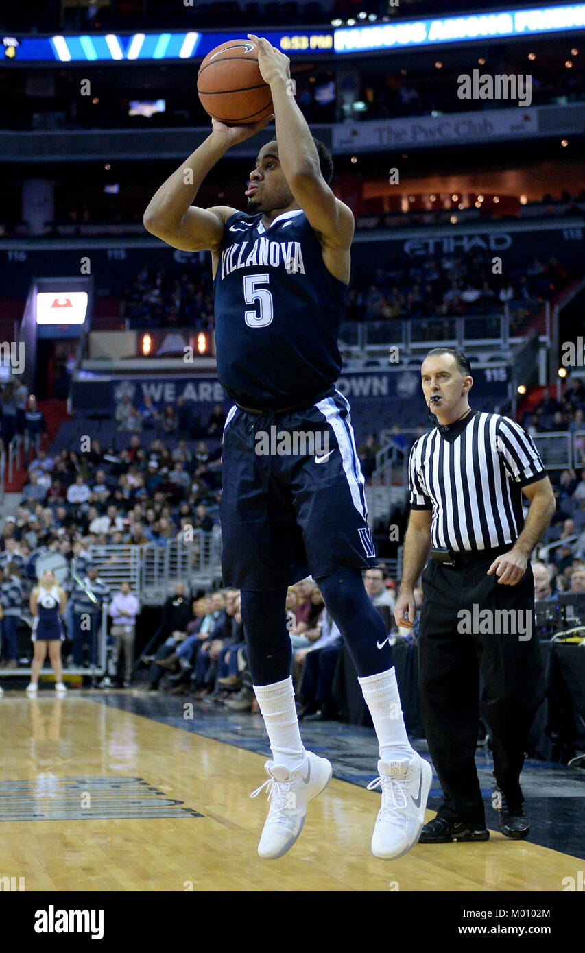 Washington, DC, USA. 17th Jan, 2018. 2018017 - Villanova guard PHIL ...