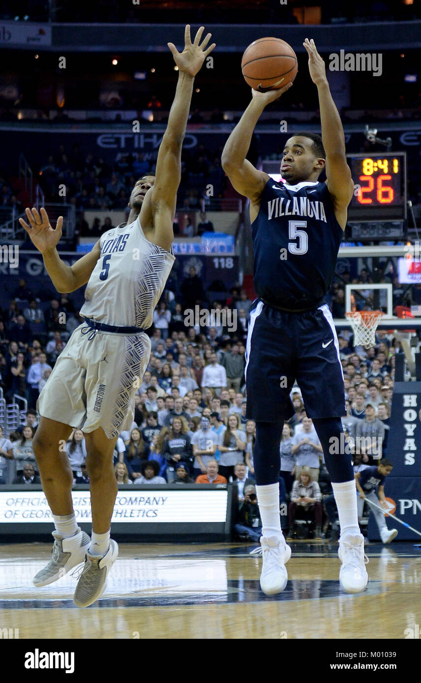 Washington, DC, USA. 17th Jan, 2018. 2018017 - Villanova guard PHIL ...