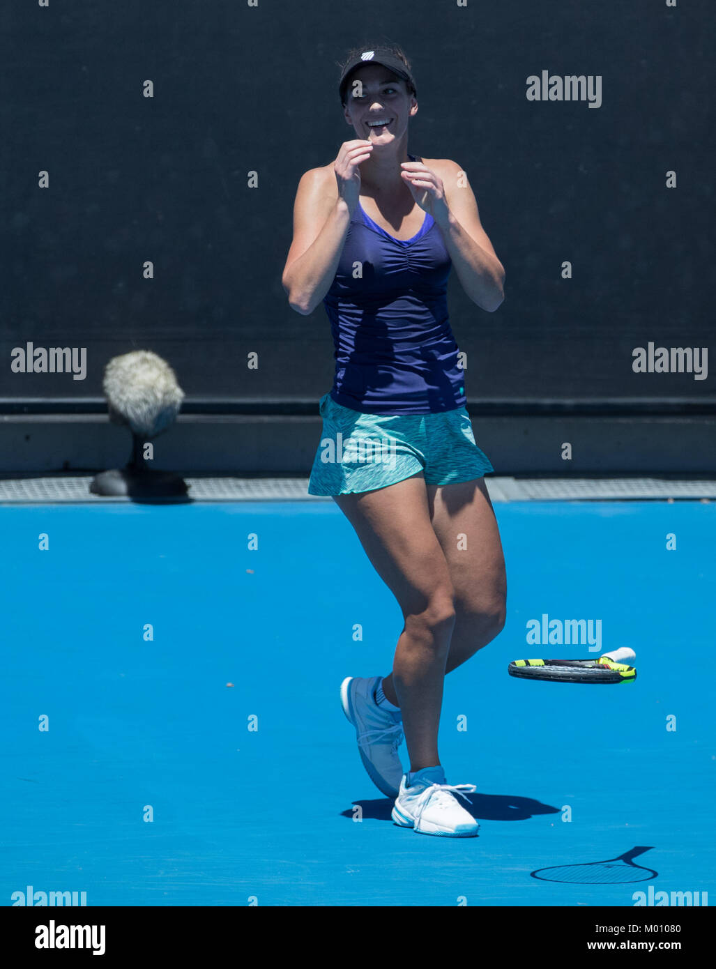 Melbourne, Australia. 16th Jan, 2018. Bernarda Pera of the United ...