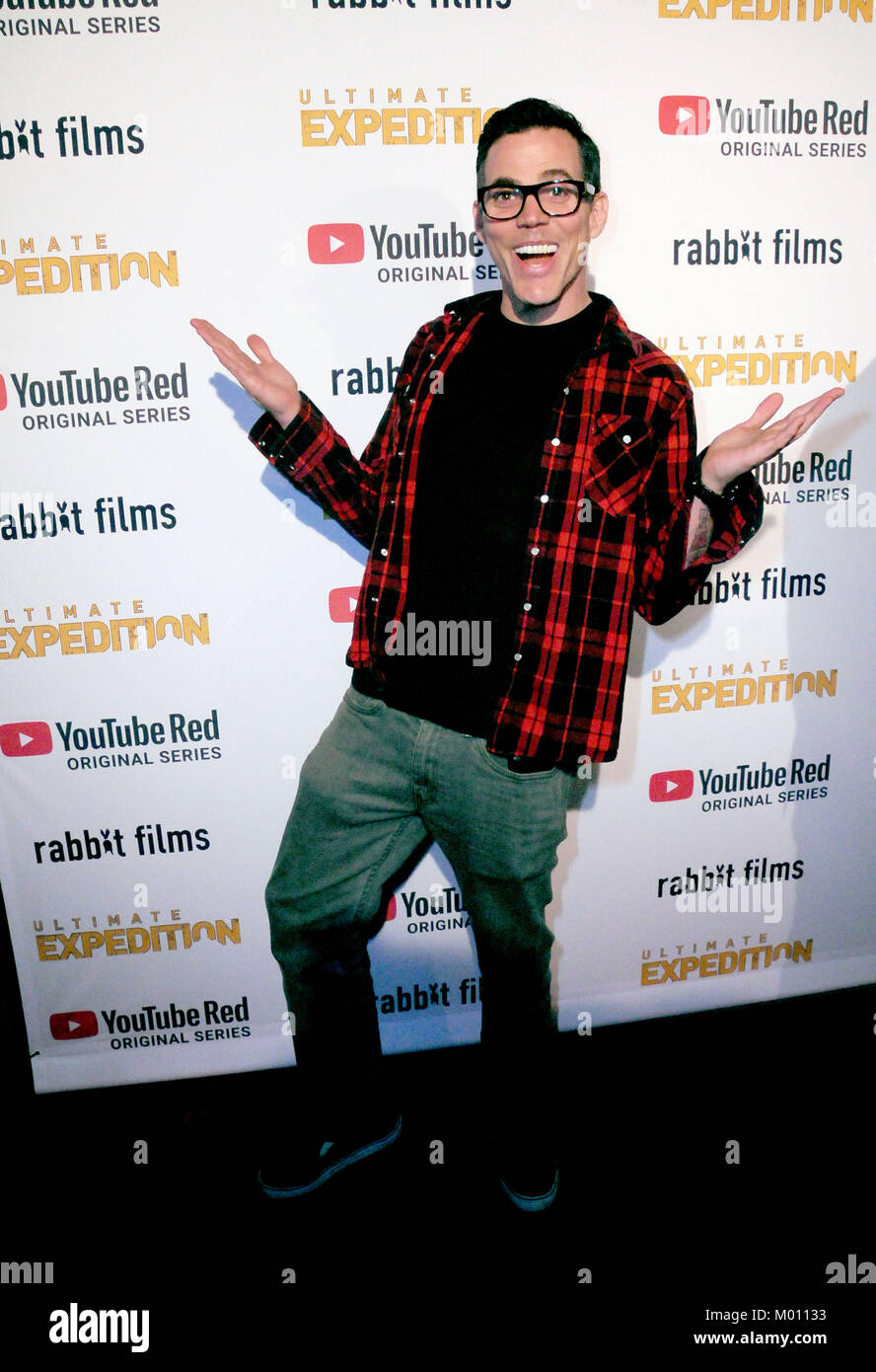 Los Angeles, California, USA. 17th Jan, 2017. Actor Steve-O attends ...