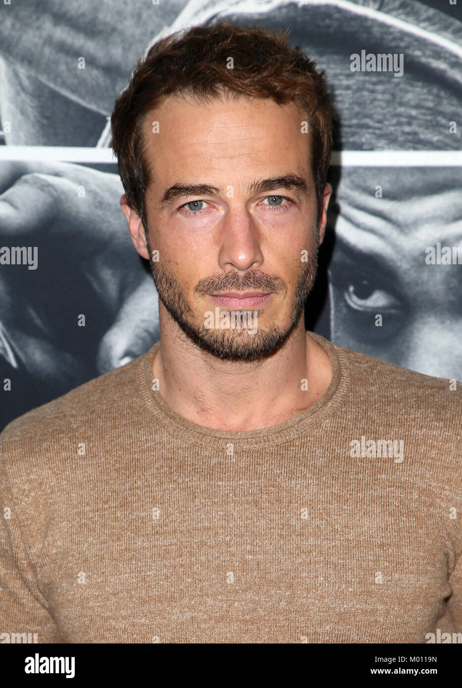 LOS ANGELES, CA - JANUARY 17: Ryan Carnes, at the premiere of Den Of ...