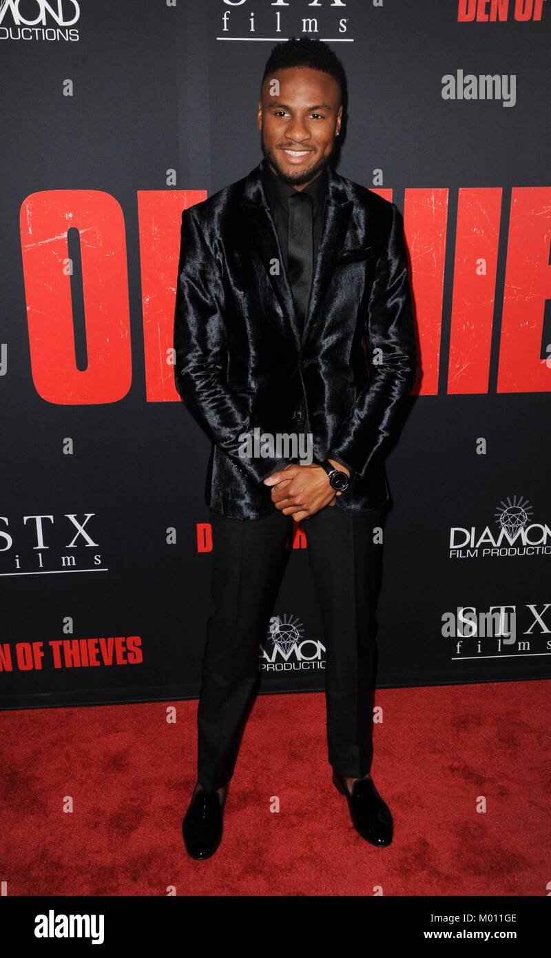 Los Angeles, CA, USA. 17th Jan, 2018. Ron J. Rock at arrivals for DEN ...