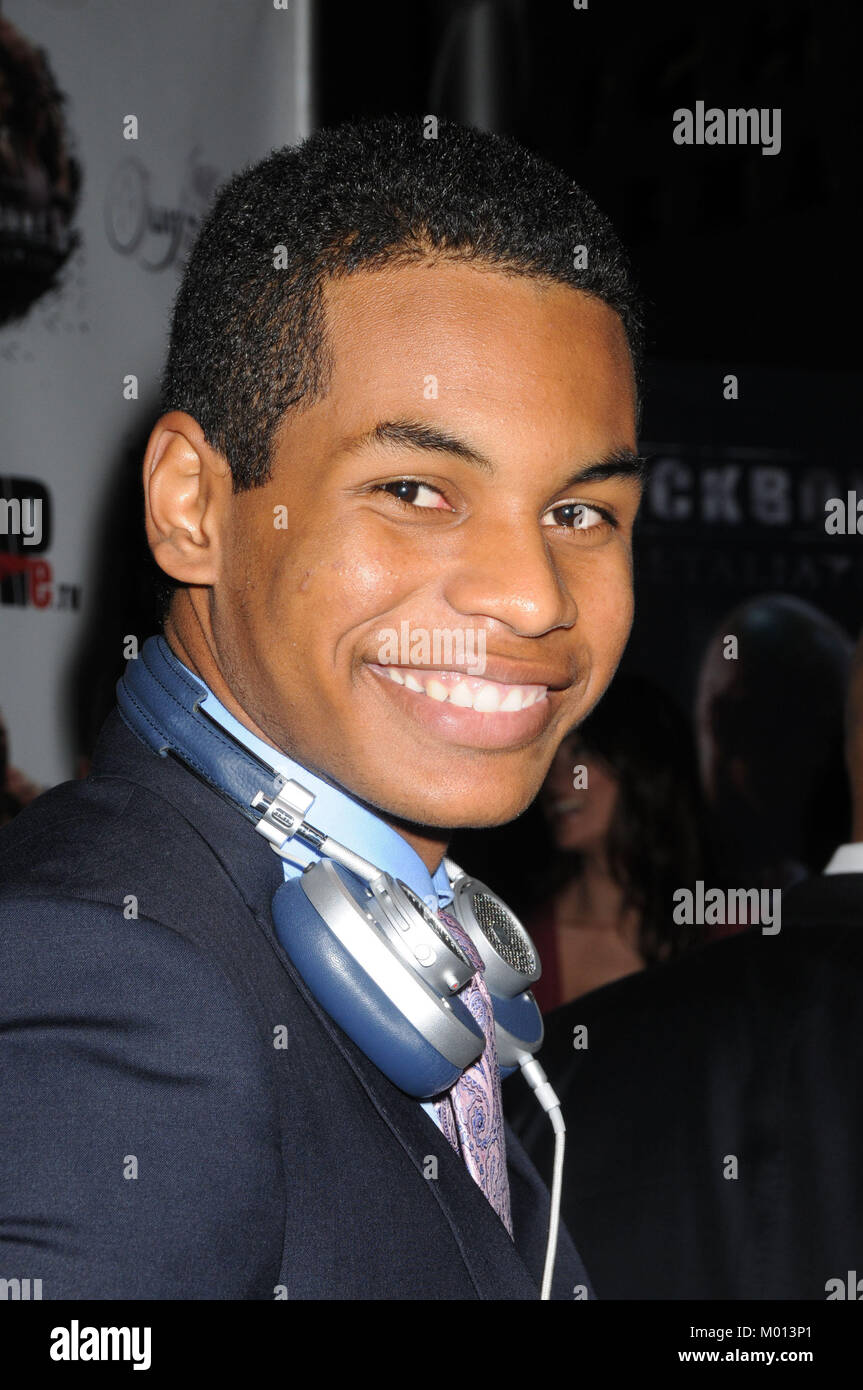 Los Angeles, California, USA. 17th Jan, 2018. Boxer MIKE TYSON'S SON at ...