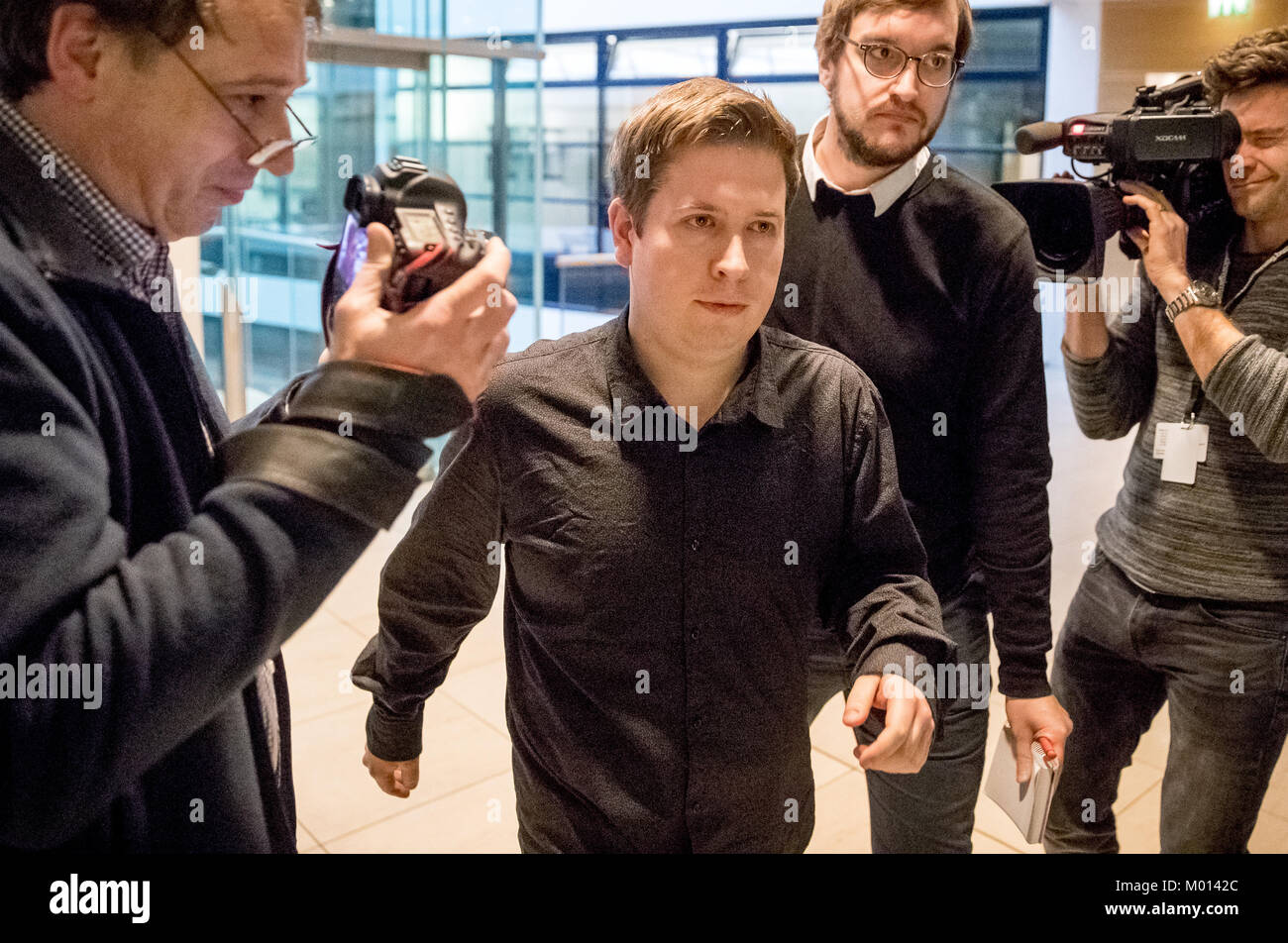 Berlin, Germany. 18th Jan, 2018. The federal chairman of the Social ...