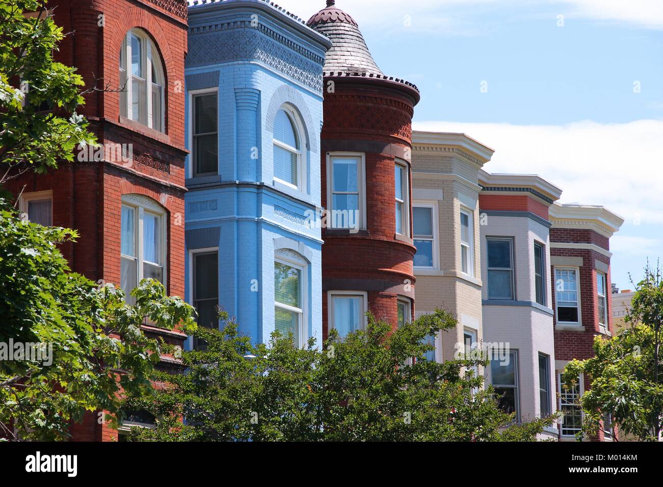 Washington DC, capital city of the United States. Capitol Hill district ...