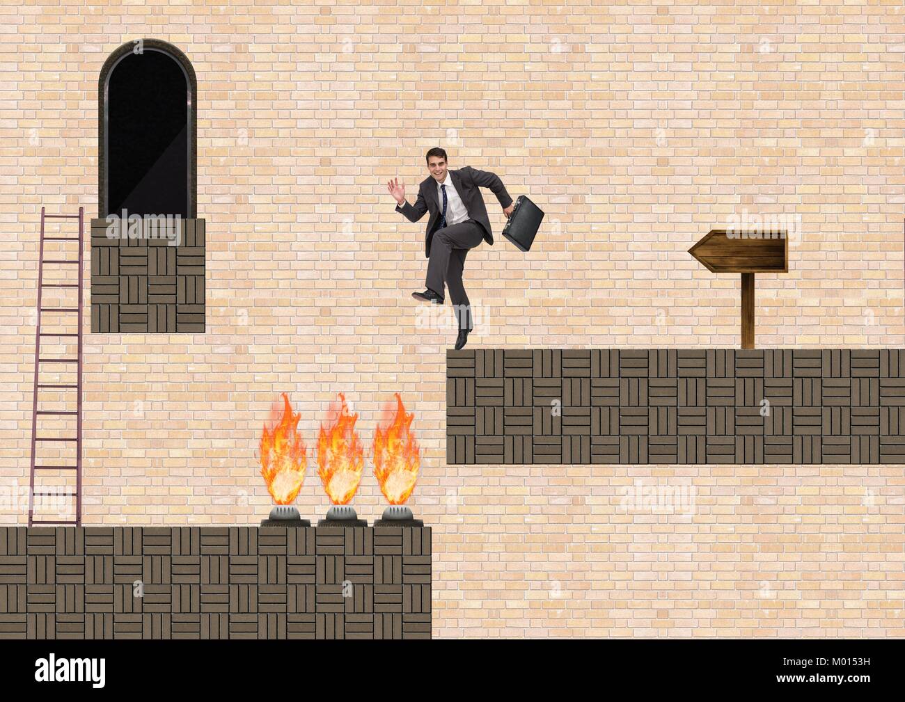 Ladder game hi-res stock photography and images - Alamy