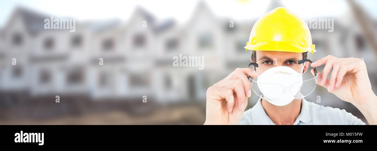 Construction site worker mask hi-res stock photography and images - Alamy