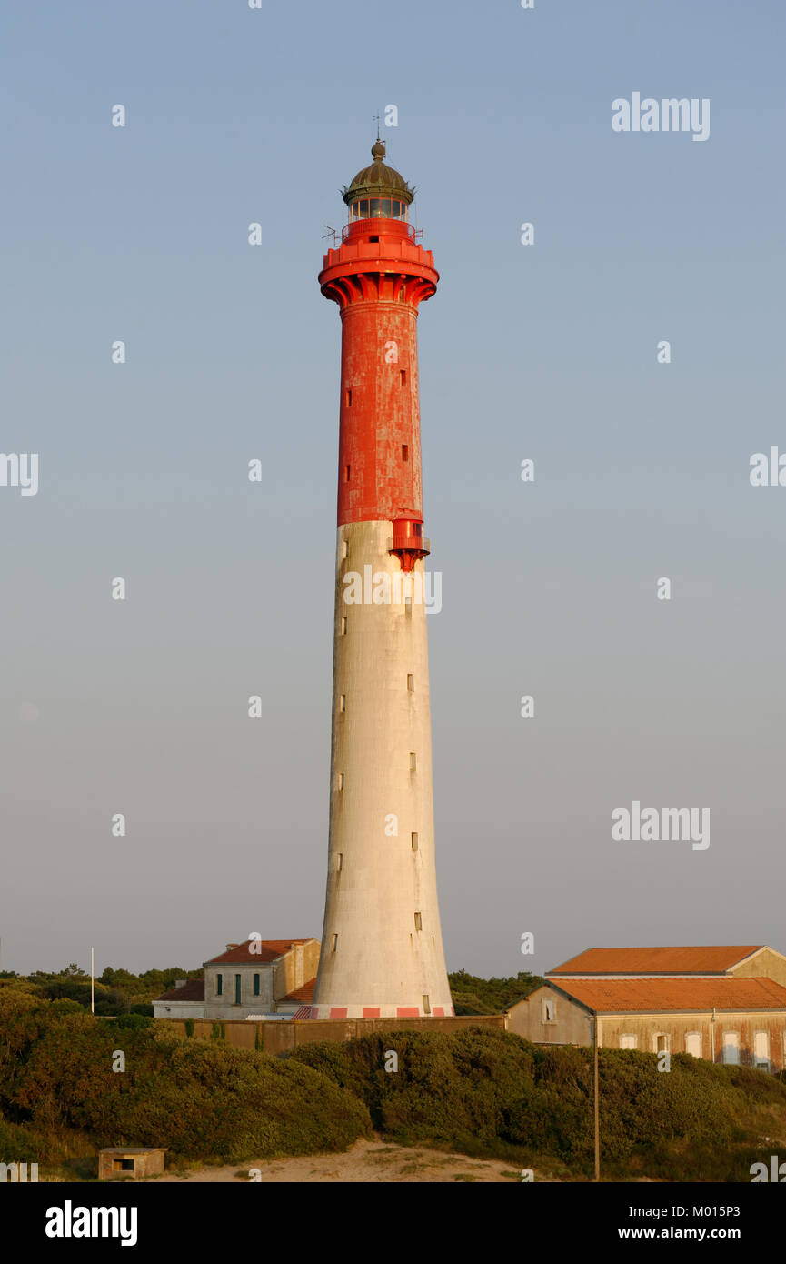 The Lighthouse of La Coubre or Phare de La Coubre, La Tremblade, France ...