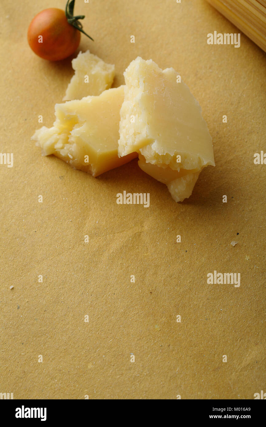 Two pieces of parmigiano cheese, food closeup Stock Photo - Alamy