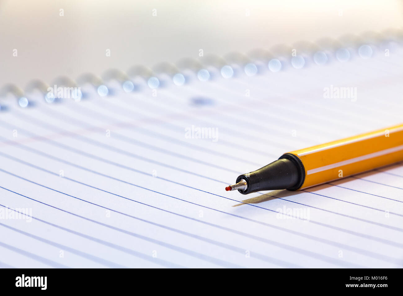 Corner of notebook hi-res stock photography and images - Alamy