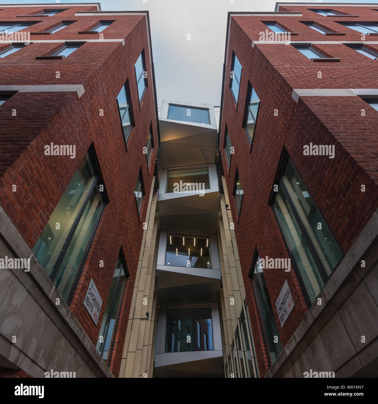 Exterior of office buildings around the City of London, United Kingdom ...