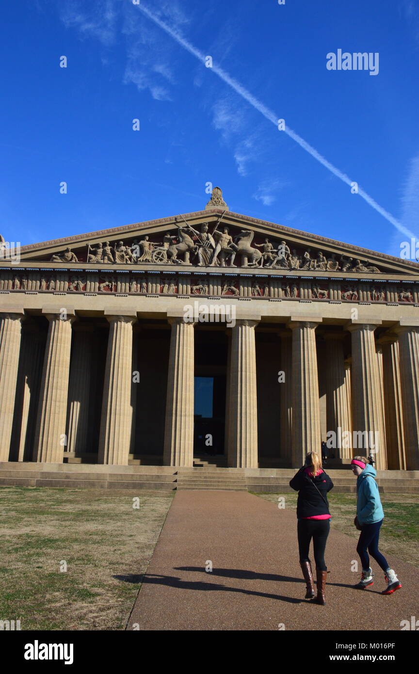 Athena parthenon replica hi-res stock photography and images - Alamy