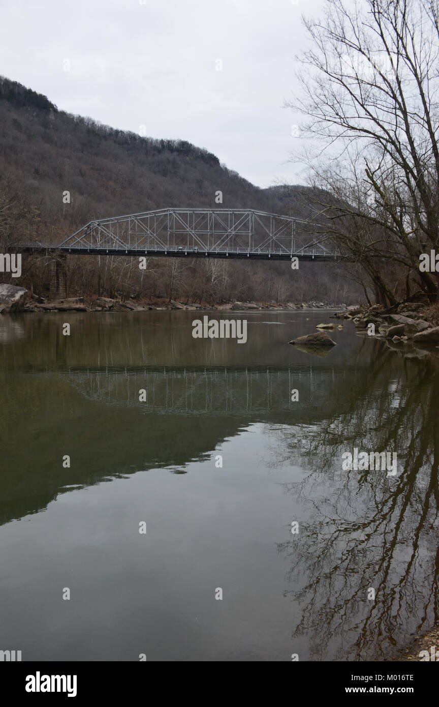 A picture of the new river gorge bridge Stock Photo - Alamy