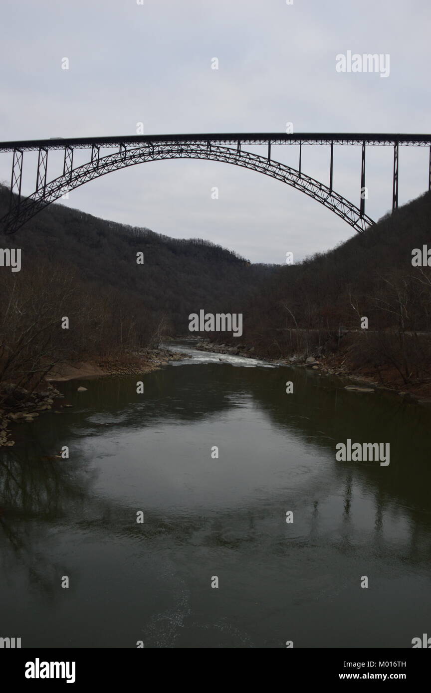 A picture of the new river gorge bridge Stock Photo - Alamy