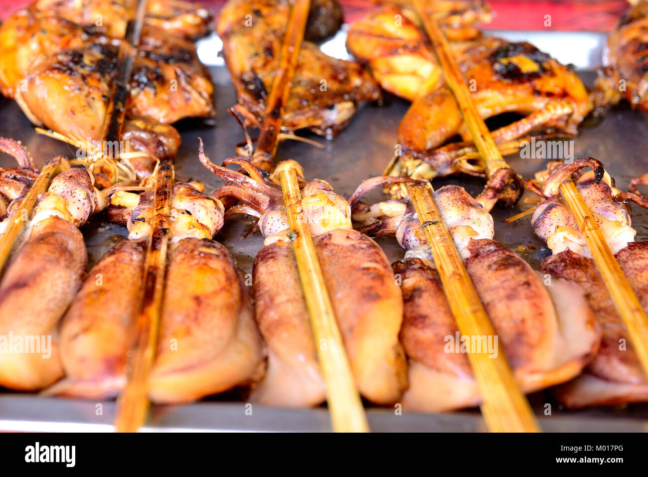 Squids food in Crab Market of Kep, Cambodia Stock Photo - Alamy