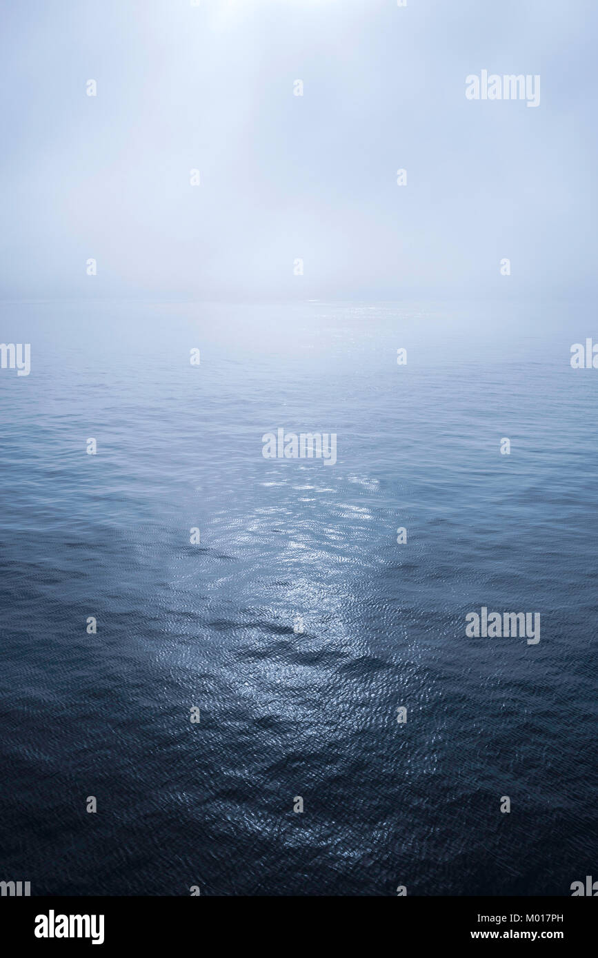 Ocean and fog Stock Photo - Alamy