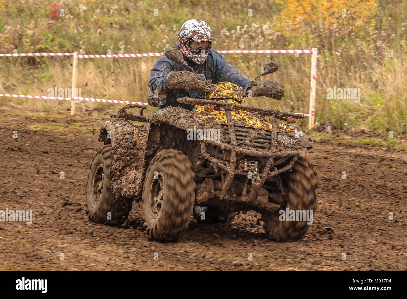 Russia, Volgodonsk - June 02, 2015 Racing ATV Rally cross-country Stock ...