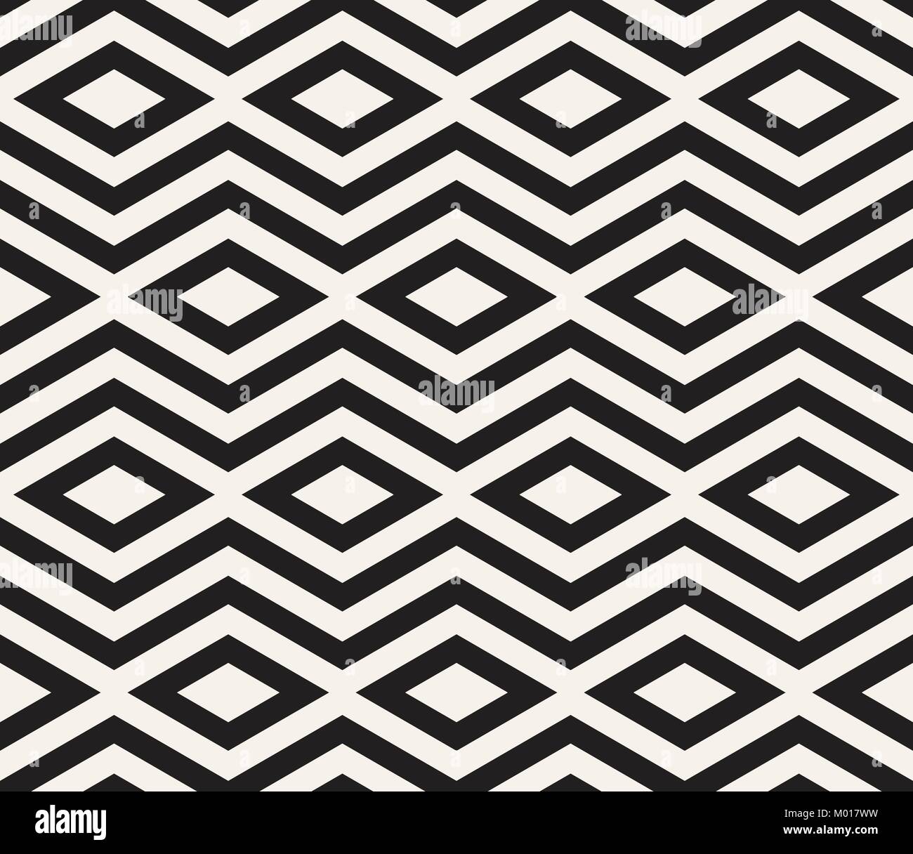 Vector seamless pattern. Modern stylish abstract texture. Repeating geometric tiling from ...