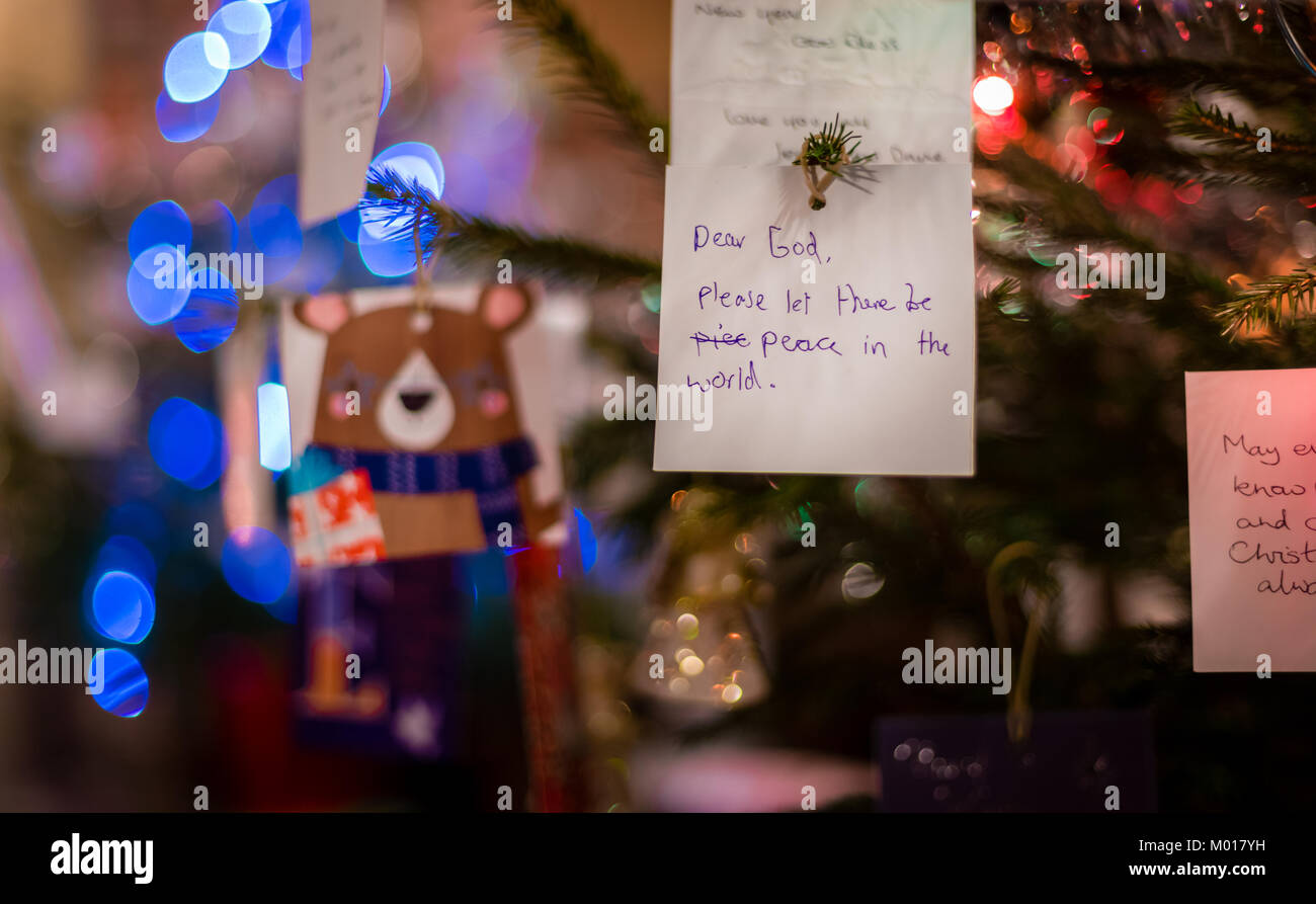 Holy Trinity Christmas Tree Festival Stock Photo - Alamy