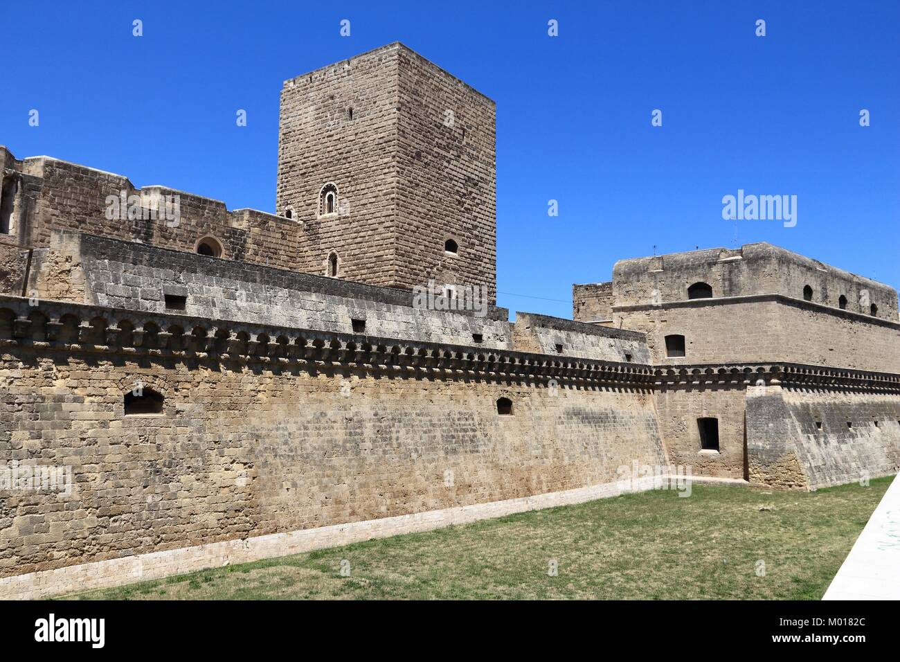 Bari, Italy - Medieval Castle. Full name: Castello Normanno-Svevo Stock ...