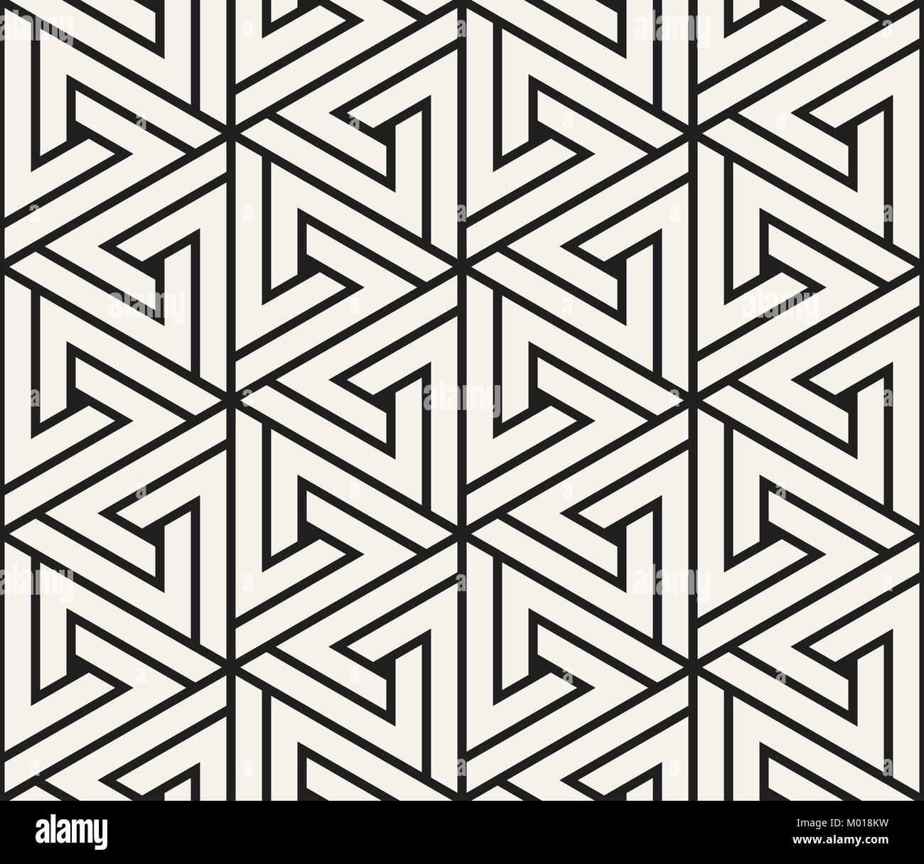 Vector Seamless Pattern Modern Stylish Abstract Texture Repeating