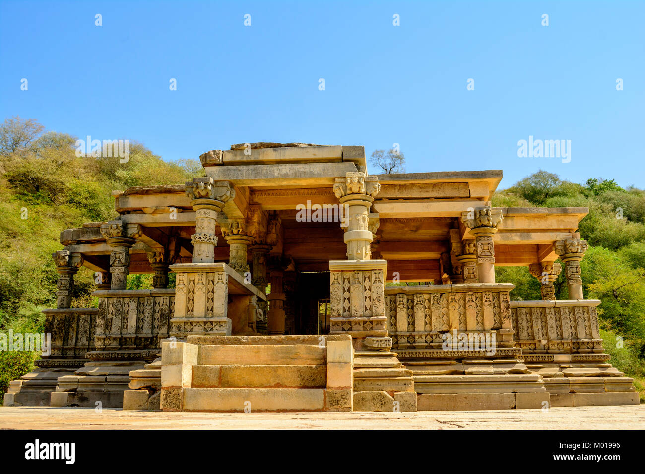 Bateshwar Hindu temple ruins Madhya pradesh India Stock Photo - Alamy