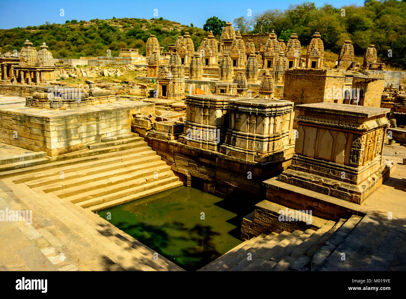 Bateshwar Hindu temple ruins Madhya pradesh India Stock Photo - Alamy