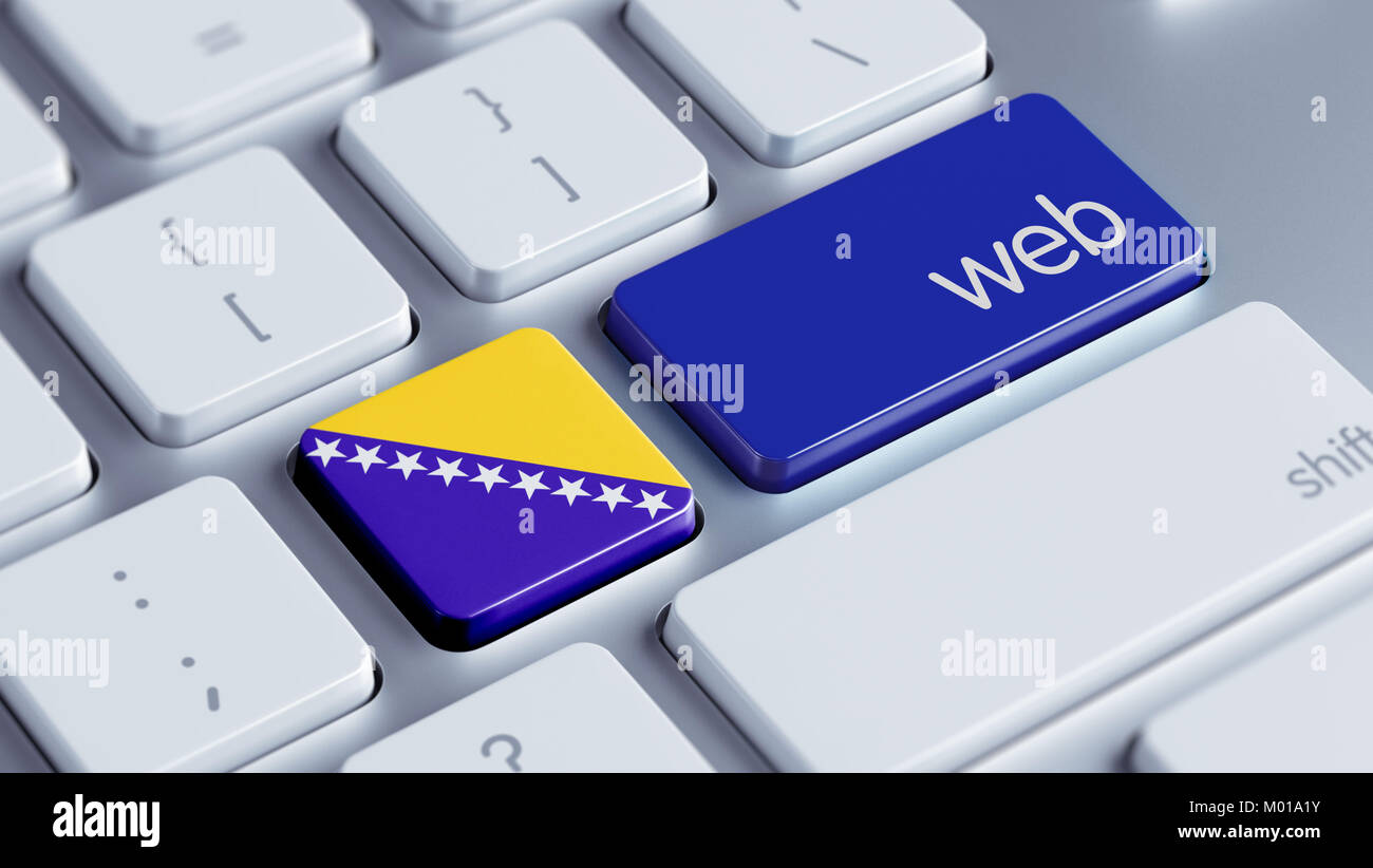 Bosnia and Herzegovina High Resolution Web Concept Stock Photo - Alamy