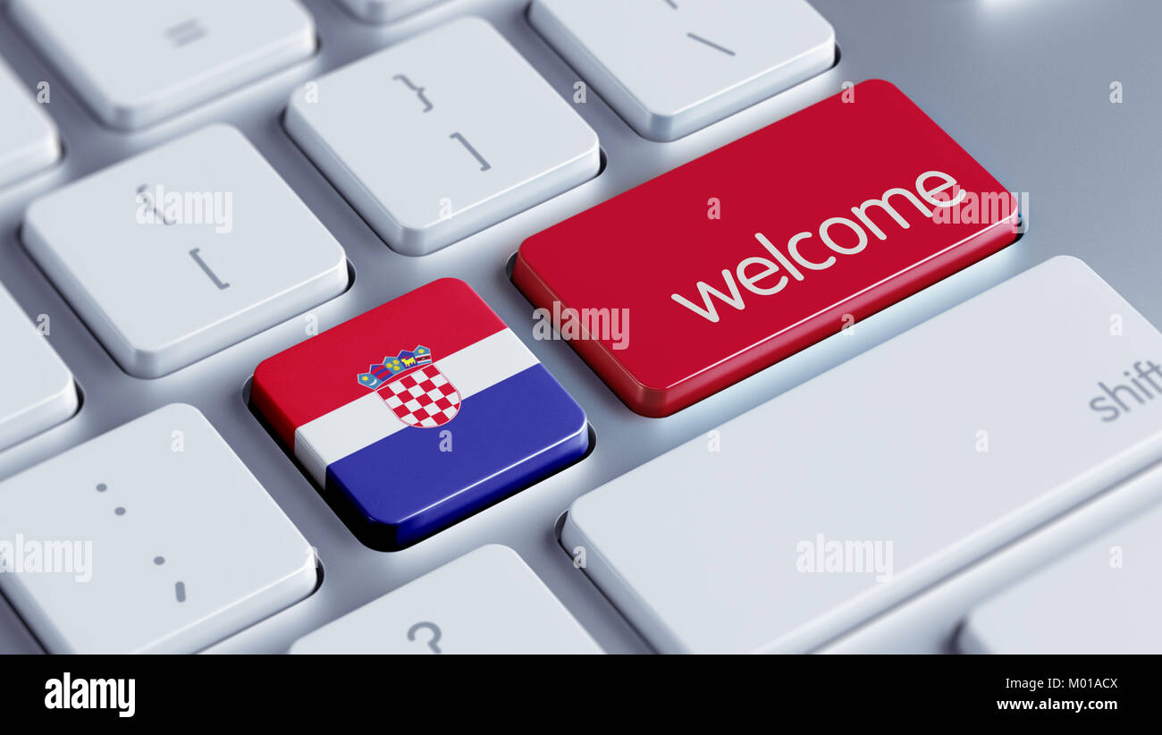 Croatia High Resolution Welcome Concept Stock Photo - Alamy