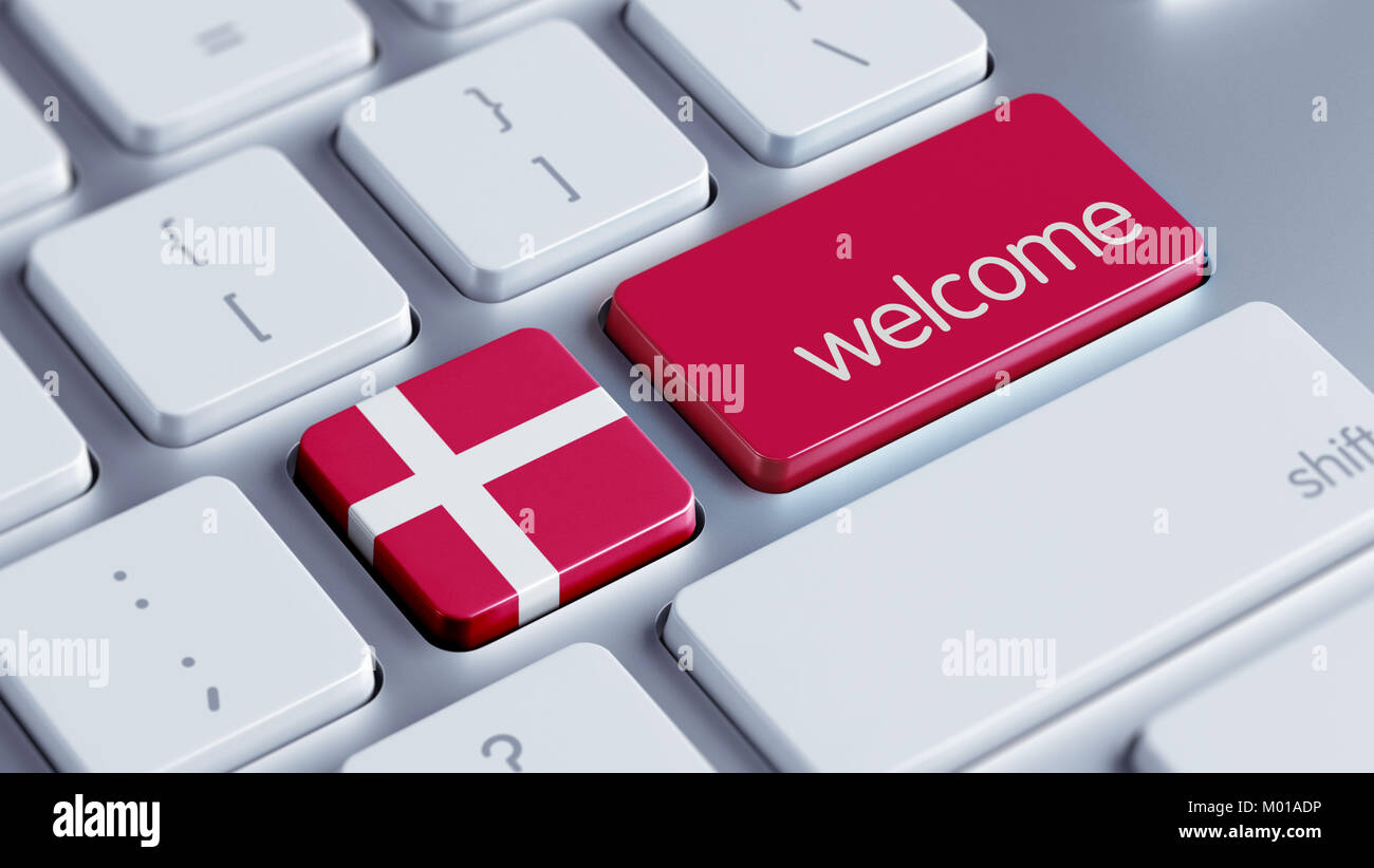Denmark High Resolution Welcome Concept Stock Photo - Alamy