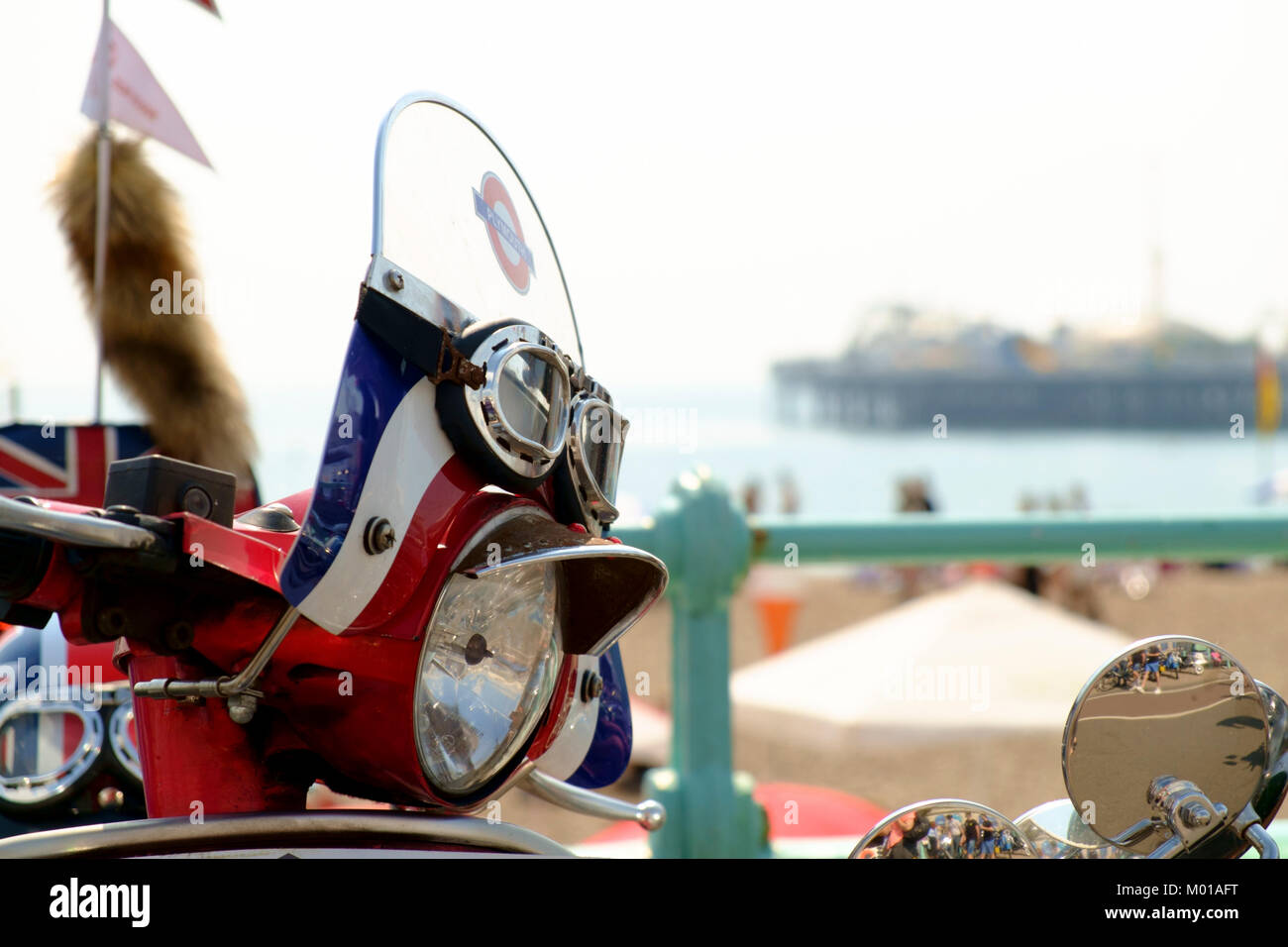 Mods lambretta scooter hi-res stock photography and images - Alamy