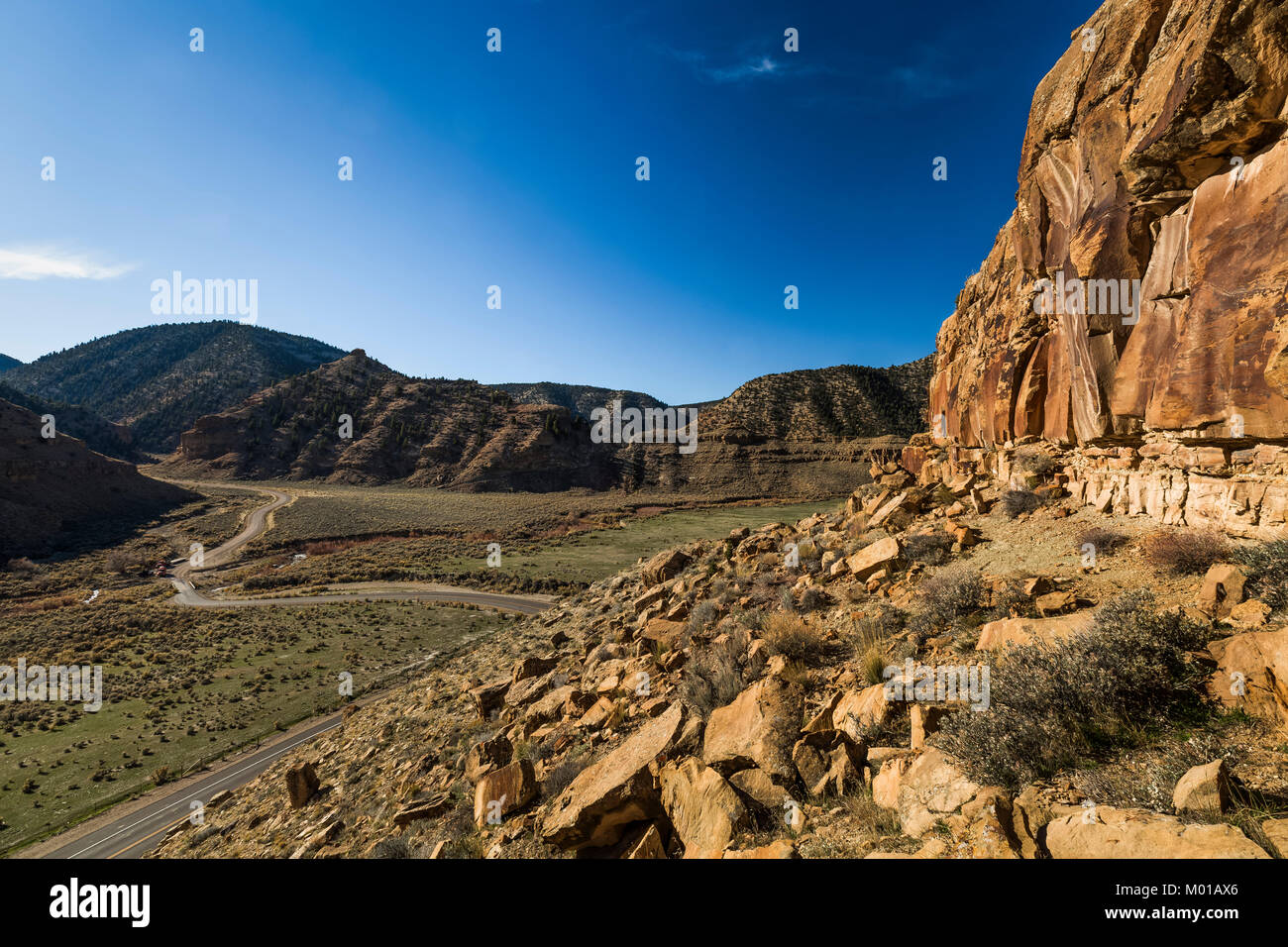 Utah landscape drawing hi-res stock photography and images - Alamy