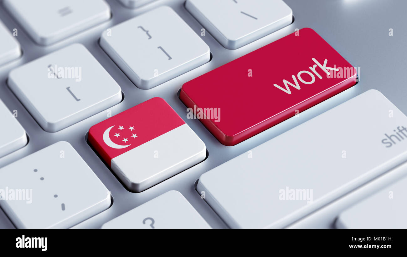 Singapore High Resolution Work Concept Stock Photo - Alamy