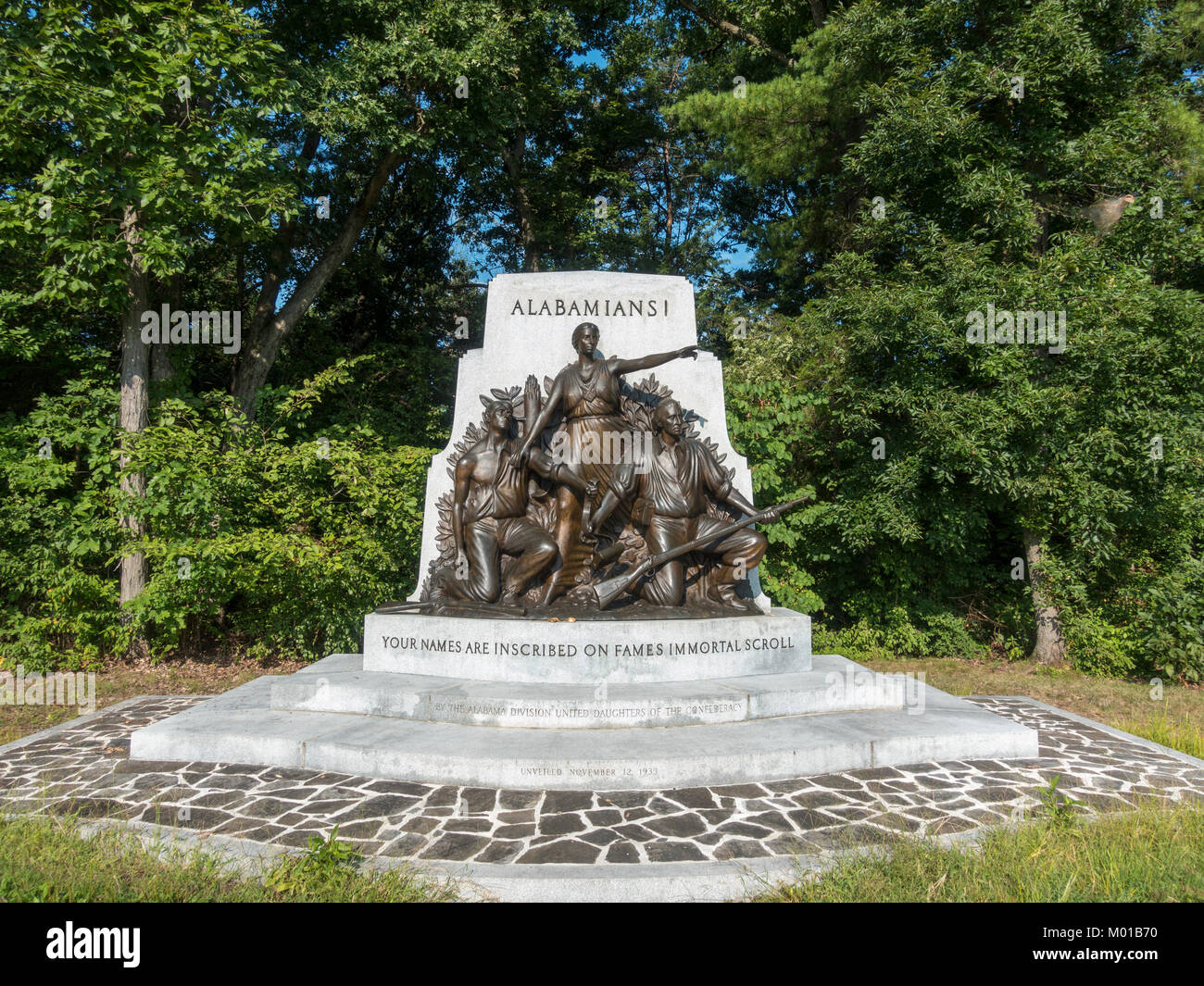 The Alabama State Monument, Warfield Ridge, Gettysburg National ...