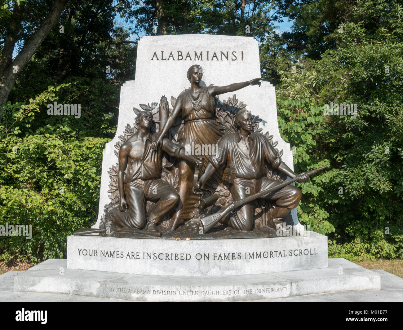 Alabama monument, gettysburg hi-res stock photography and images - Alamy