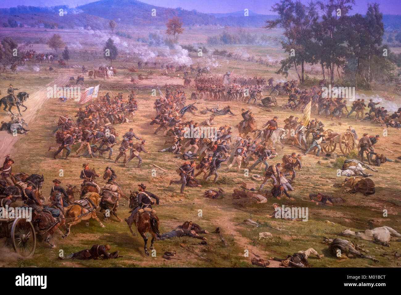 Cyclorama center and gettysburg hi-res stock photography and images - Alamy