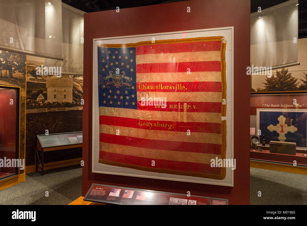 Pennsylvania regiment flag civil war hi-res stock photography and ...