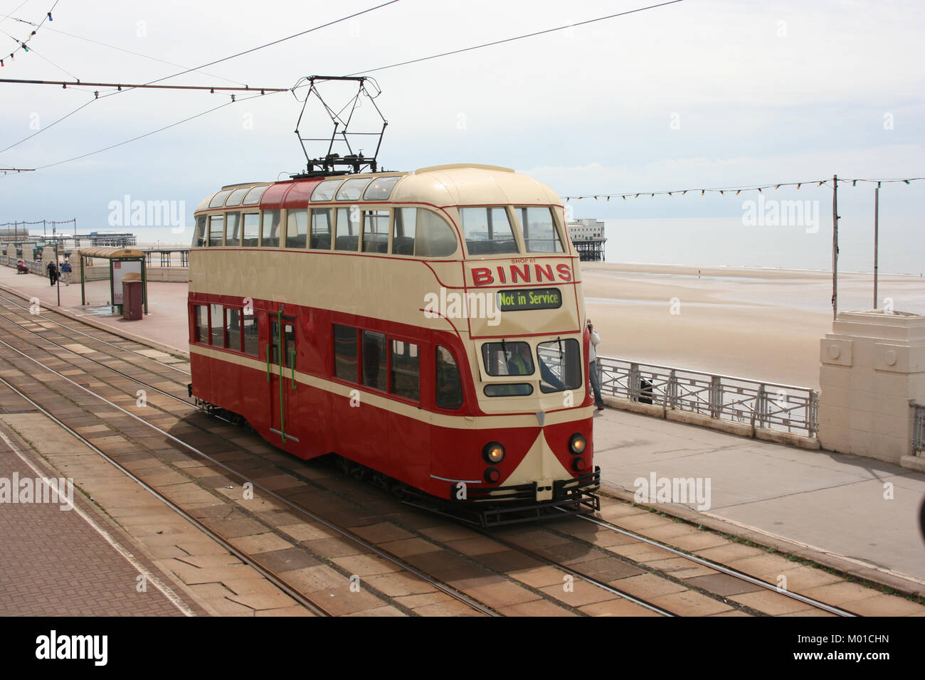 Blackpool number 703 in Sunderland number 101 - 1934 Balloon Car type ...