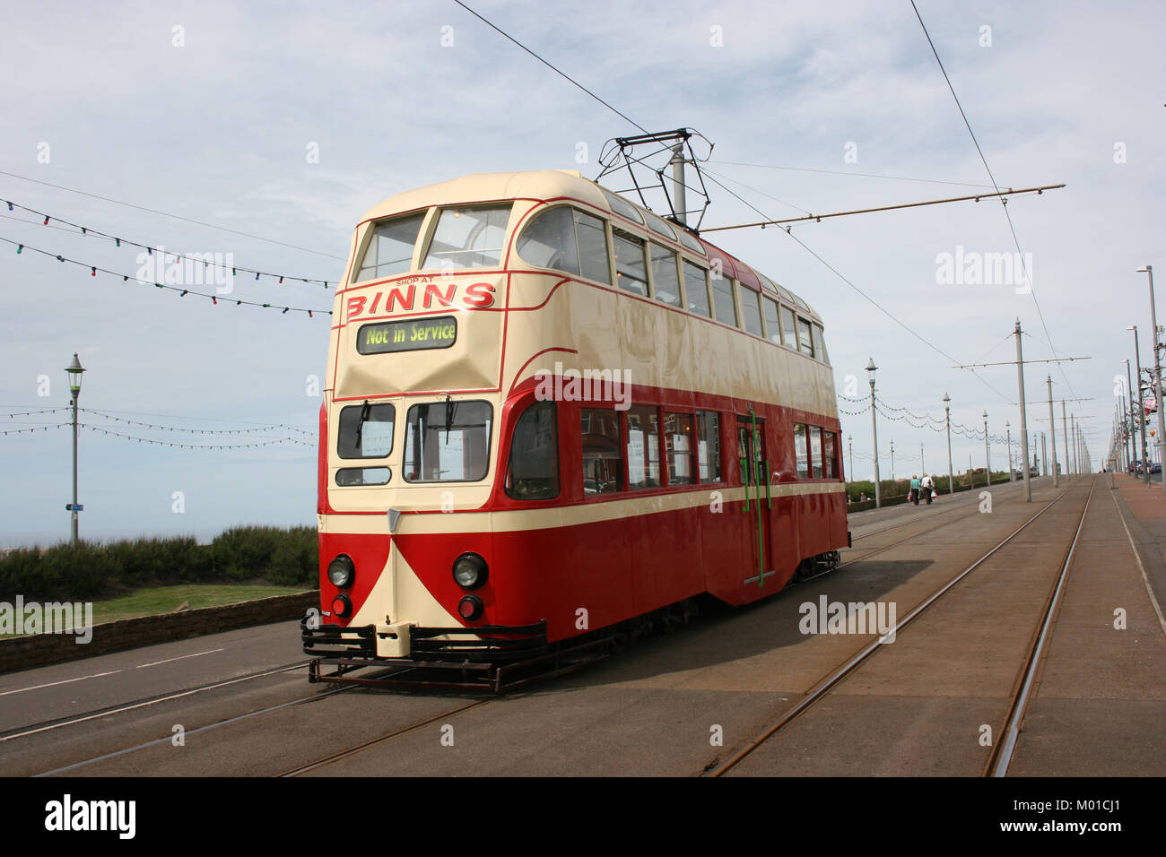 Blackpool number 703 in Sunderland number 101 - 1934 Balloon Car type ...