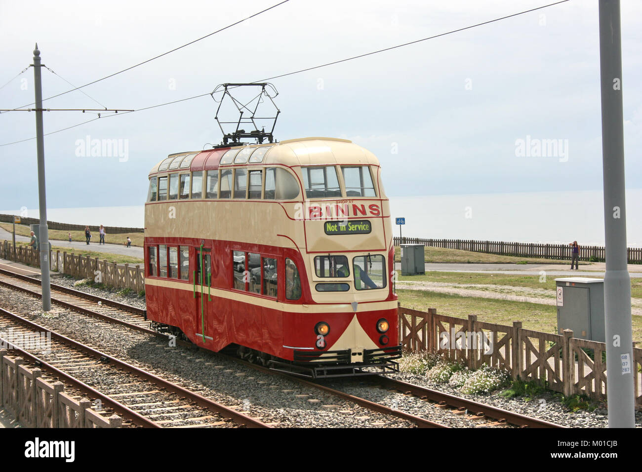 Blackpool number 703 in Sunderland number 101 - 1934 Balloon Car type ...