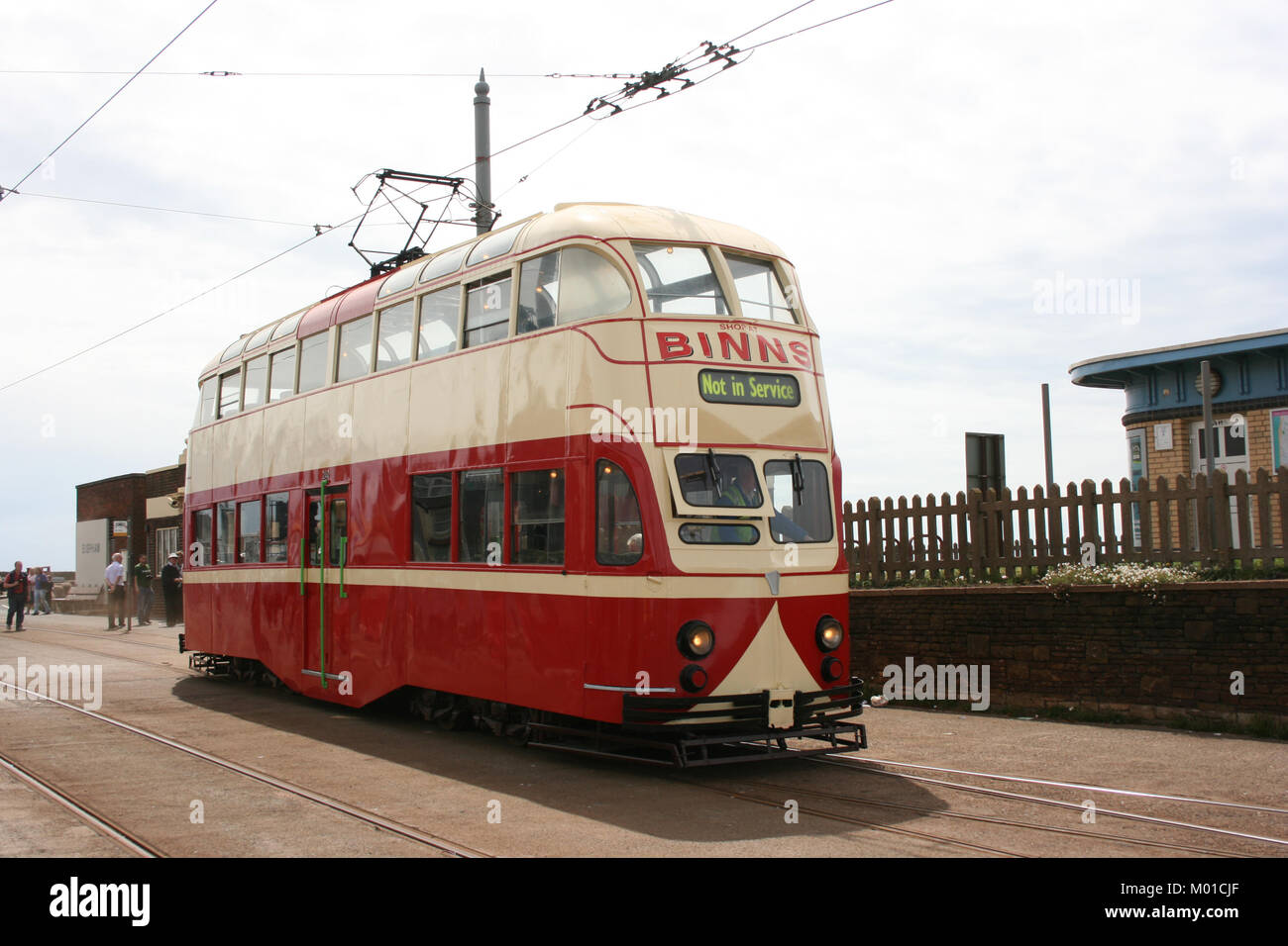 Blackpool number 703 in Sunderland number 101 - 1934 Balloon Car type ...